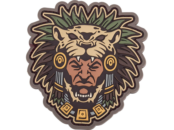 Mil-Spec Monkey "Aztec Warrior Head 1" PVC Morale Patch - Multicam – Niagara Quartermaster