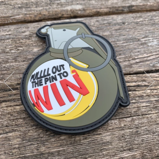 Patch Panel: PULL THE PIN TO WIN Patch – Niagara Quartermaster