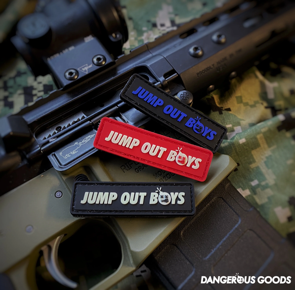 Dangerous Goods® JUMP OUT BOYS PVC Morale Patch – Niagara Quartermaster