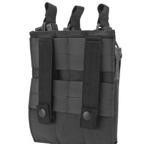 Matrix Airsoft SMG Triple Magazine MOLLE Pouch - Black – Niagara ...