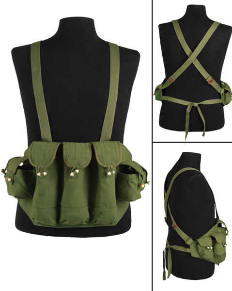 Mil-Tec AK47 Bandolier Chest Rig - OD – Niagara Quartermaster